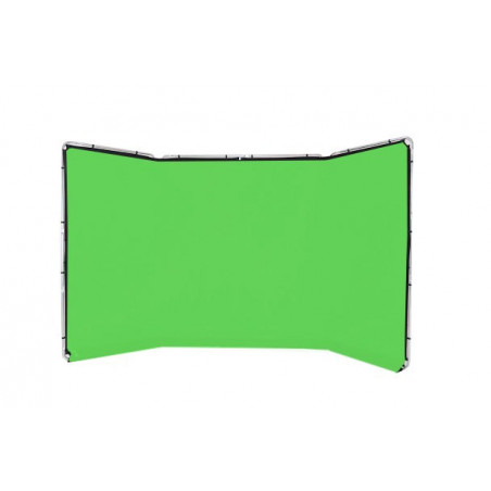 Lastolite tło panoramiczne Greenscreen 4m z ramą Chromakey green (LL ...